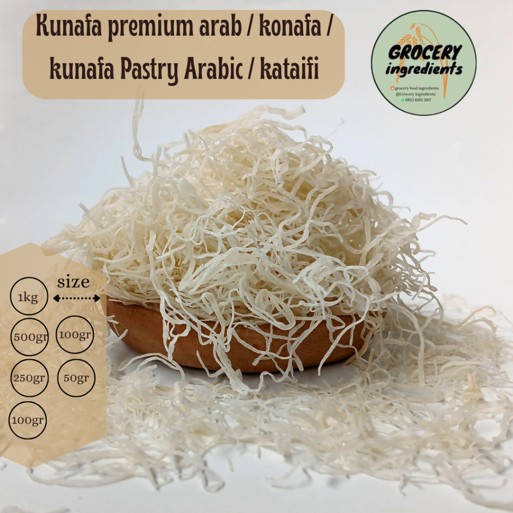Jual Kunafa premium arab 100gr / konafa / kunafa Pastry Arabic ...