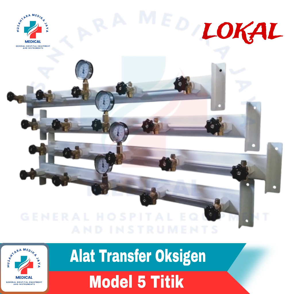 Jual Alat Transfer Oksigen Model 5 Titik Lokal / Alat Isi Ulang Tabung ...