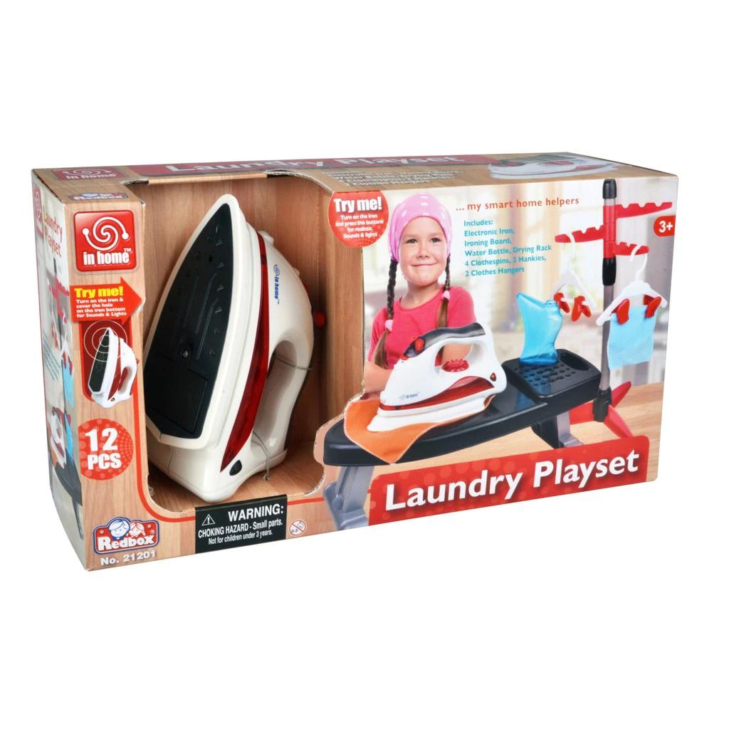 Jual Redbox Mainan Laundry Set Setrika Edukatif In Home Laundry Playset ...