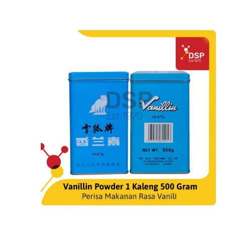 Jual Vanillin Powder Food Grade Merk Snow Fox Ex. Polar Bear, Kaleng ...