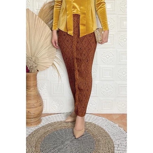 Jual Rok Plisket Wiron Panjang/ Rok Plisket Span Wiron Modern | Shopee ...