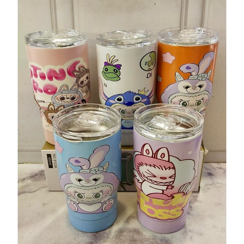 Jual TUMBLER STAINLESS STEEL LABUBU 8168 400ml//MUG STAINLESS STEEL ...