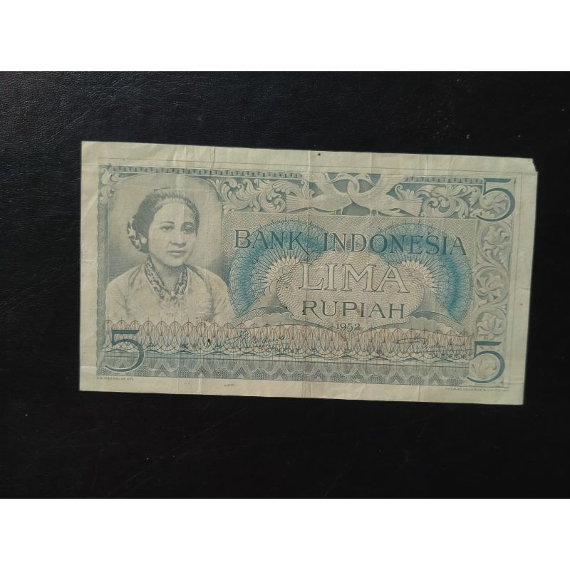 Jual 5 Rupiah seri budaya 1952 Kartini VF Marta Collectin 02 Koleksi unik | Shopee Indonesia