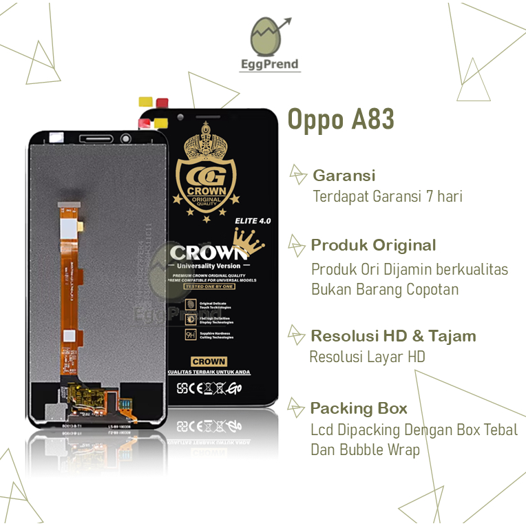 Jual LCD OPPO / TOUCHSCREEN OPPO A83 CPH1729 DIGITIZER ORIGINAL ...