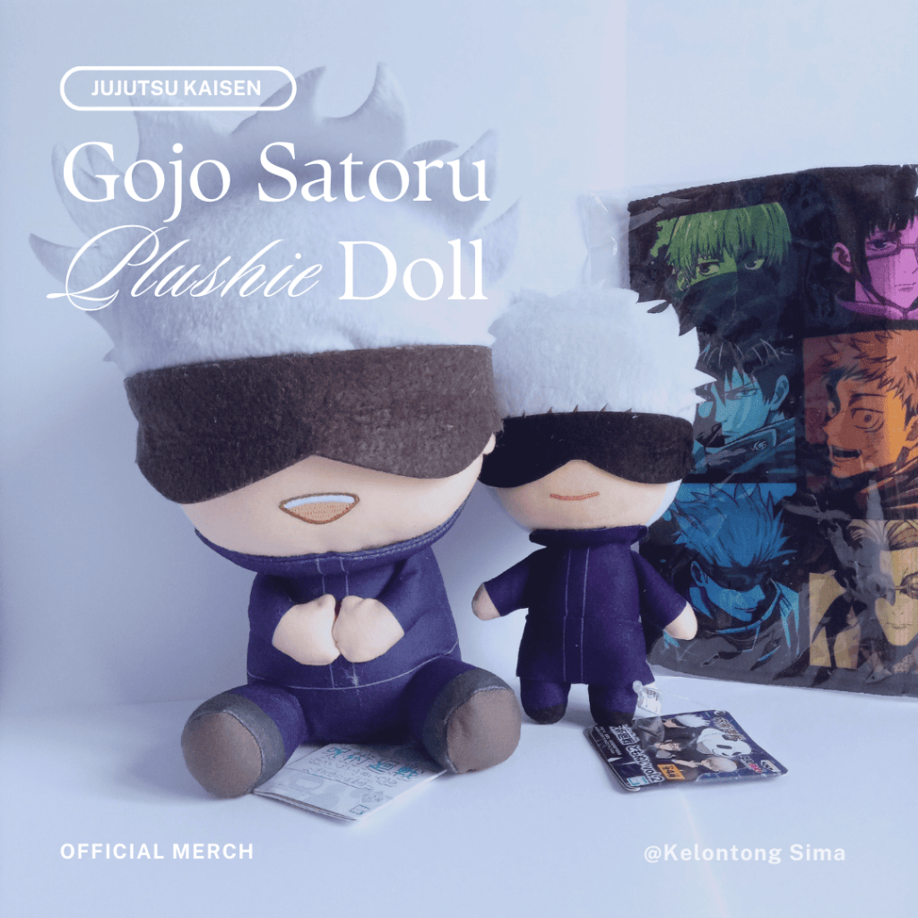 Jual (OFFICIAL) WITH TAG Jujutsu Kaisen Gojo Satoru Plushie Doll ...