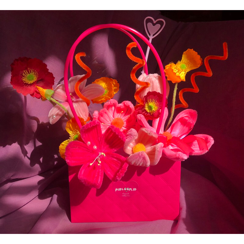 Jual Barbie Flower Box /Pipe Cleaner Bouquet Flower/ Buket Bunga/ Buket ...