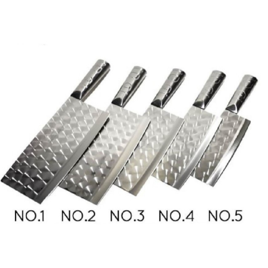 Jual Golok daging stainless Diamond No. 2 dan No. 4 Pisau cincang cacah ...