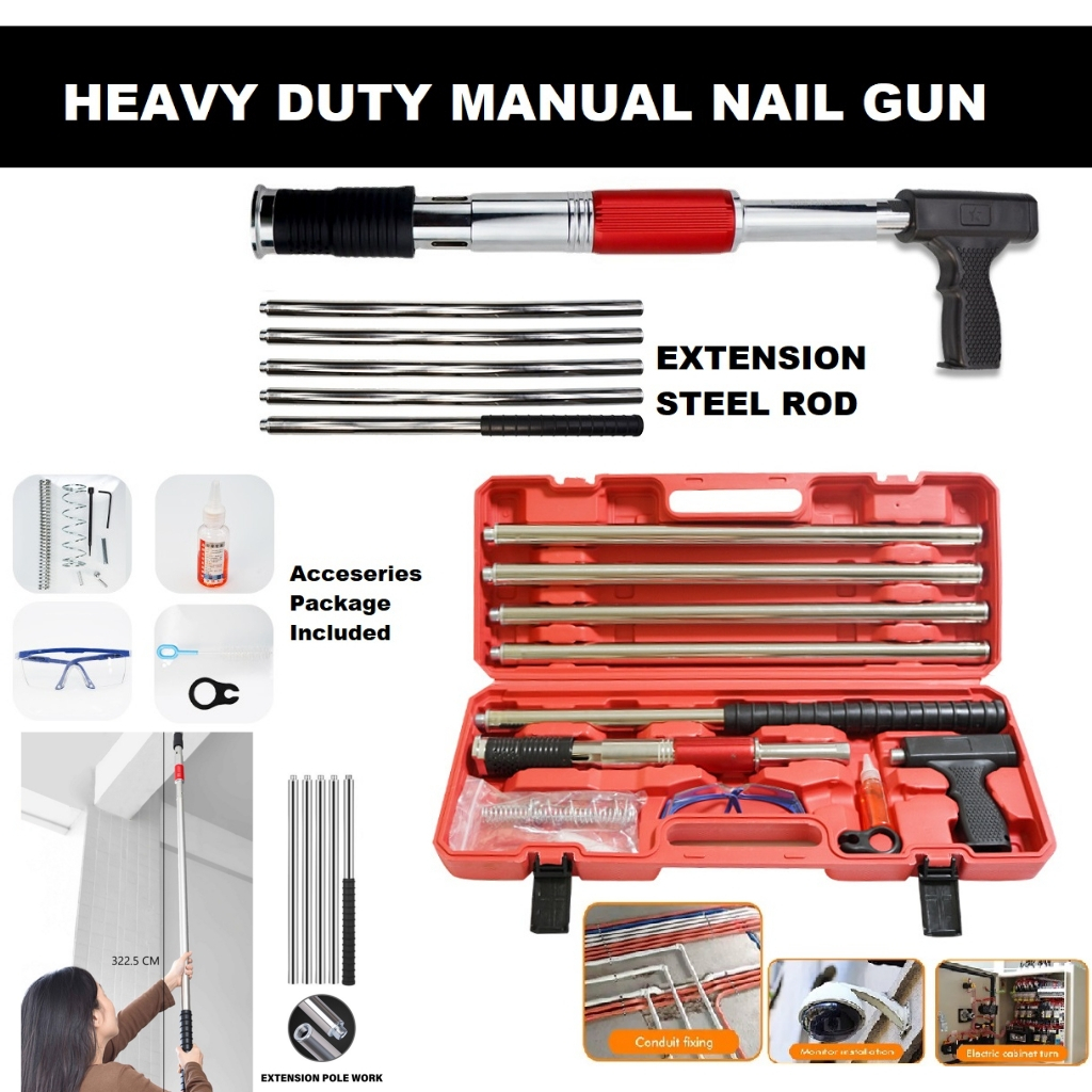 Jual Mini Stampset T1000 Mesin Stamp Alat Tembak Paku T1000 8.5mm Beton ...