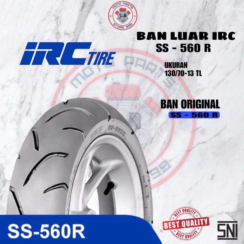 Jual BAN LUAR IRC SS-560R 130/70-13 TL (TUBELESS) | Shopee Indonesia