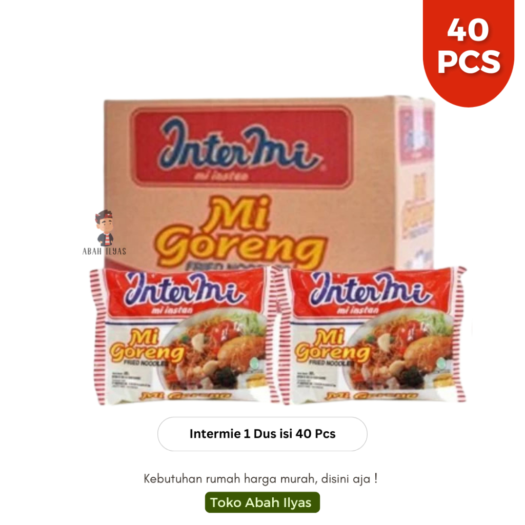 Jual Intermie Mi Goreng Mie Instan 1 Dus isi 40 Pcs | Shopee Indonesia