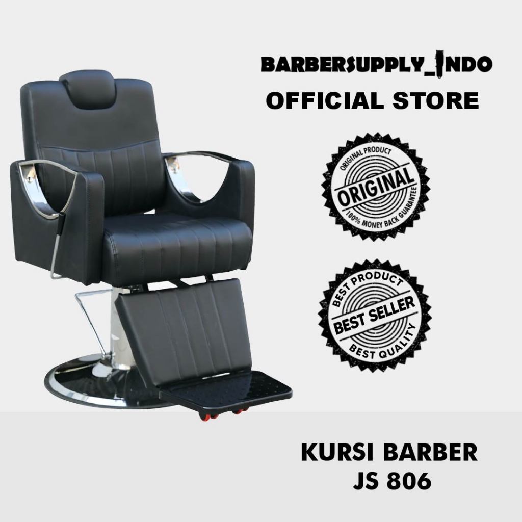 Jual KURSI BARBER SHOP HIDROLIK KURSI BARBERSHOP SALON JS 806 | Shopee Indonesia