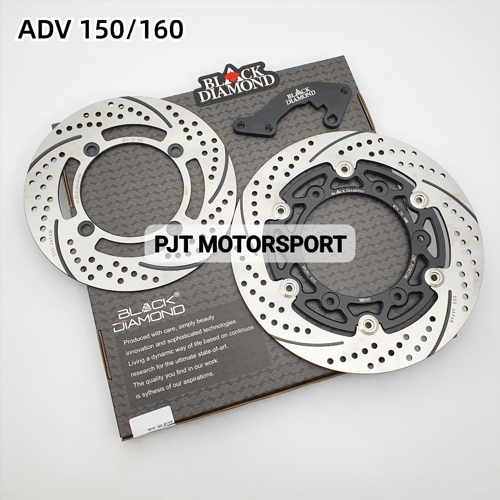 Jual Set Piringan Cakram Depan Belakang BLACK DIAMOND Honda ADV 160 ADV ...