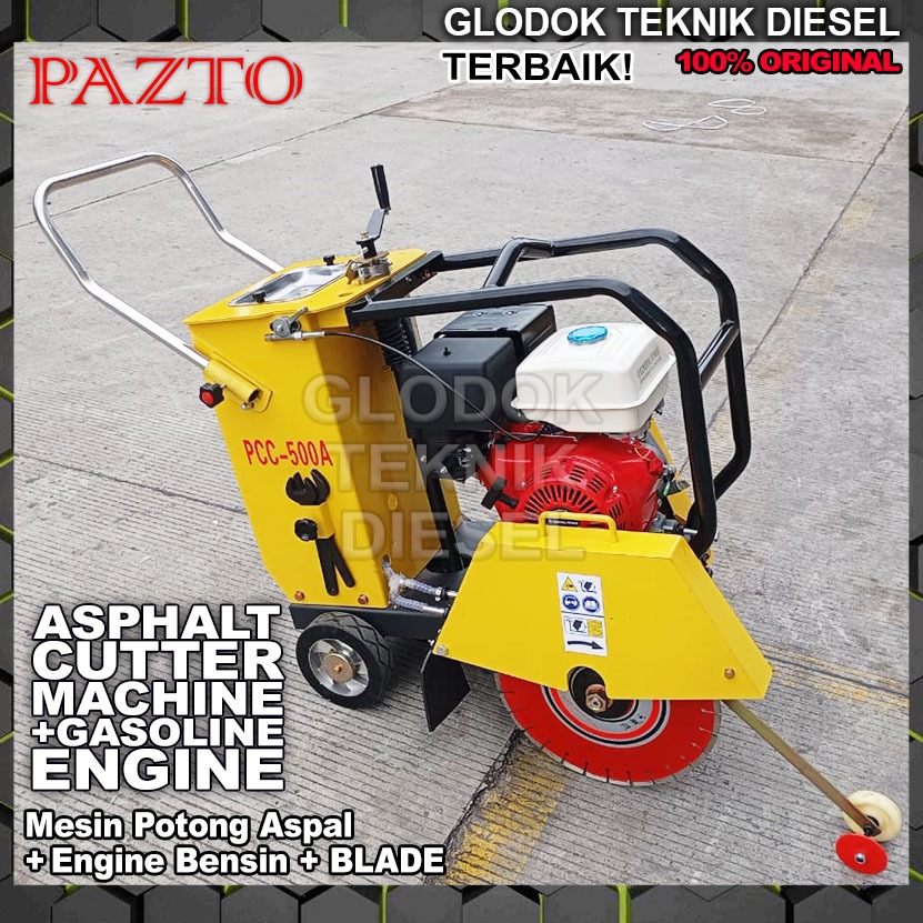 Jual Mesin Potong Aspal + Engine Bensin + Blade 16" Asphalt Cutter ...