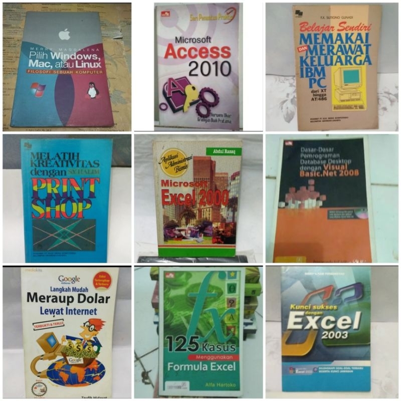 Jual Dasar-dasar pemrograman database desktop dengan Visual Basic Net 2008 Windows Mac atau ...