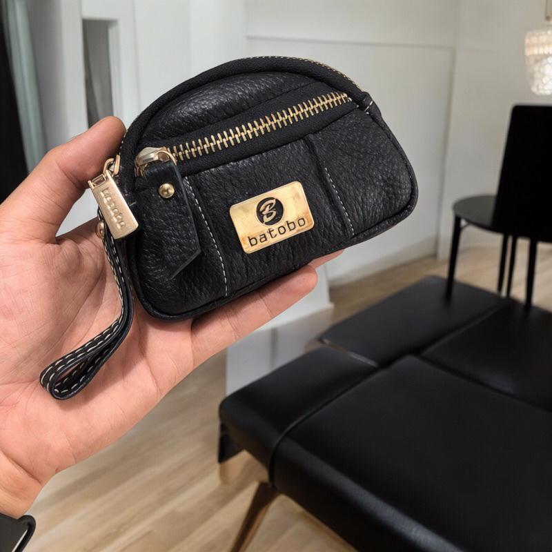 Jual Dompet Koin Mini B001760 Dompet Cluth Dompet Kulit Asli Batobo | Shopee Indonesia