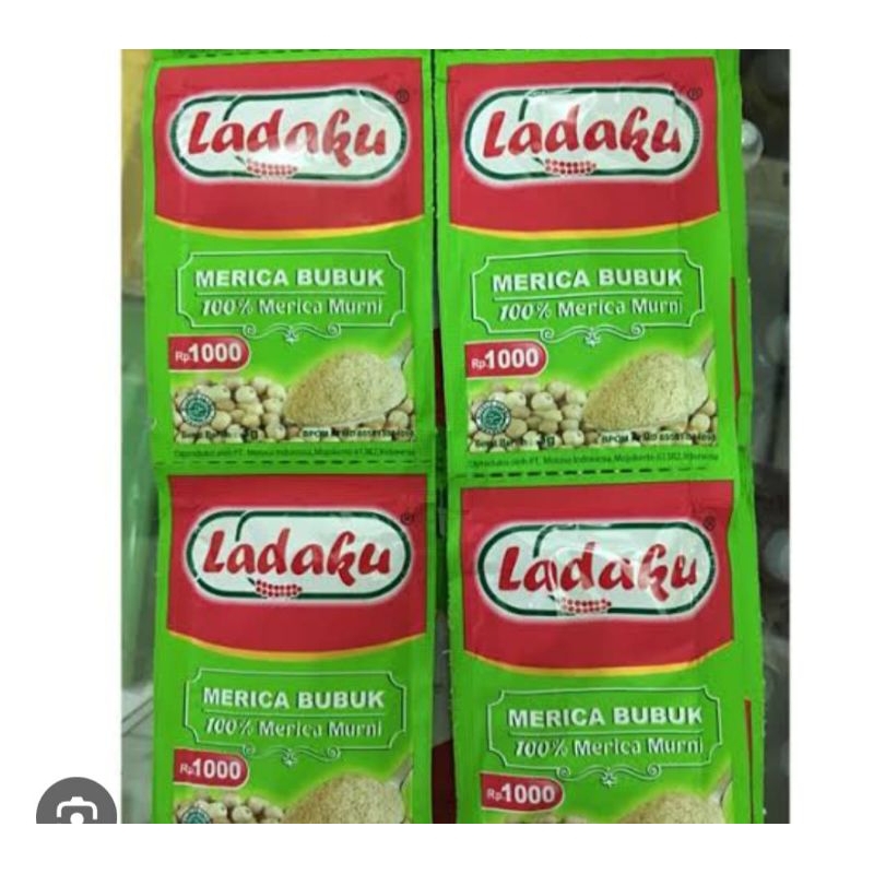 Jual Ladaku Merica Bubuk Kemasan Sachet Renteng isi 12 pcs | Shopee ...
