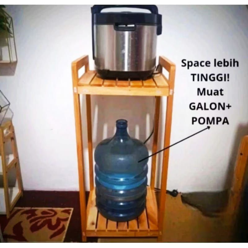 Jual Rak Galon/Rak Dispenser/Rak Rice cooker/Rak susun/Rak Dapur ...