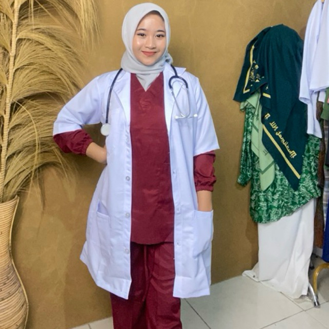Jual JAS LABOLATORIUM ATASAN JAS PRAKTEK LENGAN PANJANG DAN PENDEK ...