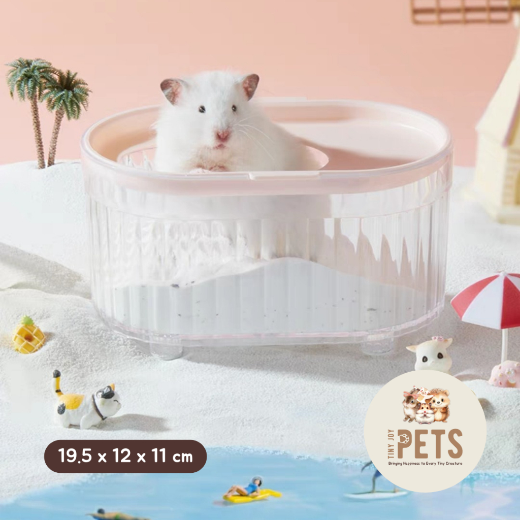 Jual YEE Hamster Acrylic Sand Box IMPORT / Hamster toilet / Hamster ...