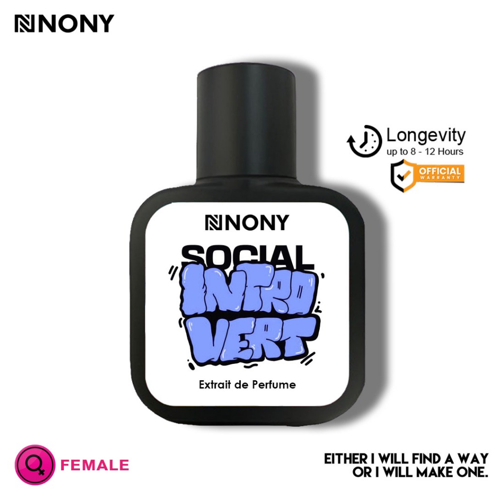 Jual Nony Perfume - Parfum Social Introvert - Parfum Pria Tahan Lama ...