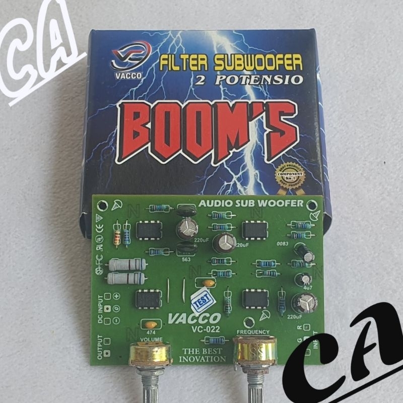 Jual KIT FILTER SUBWOOFER 2 POTENSIO BOOMS | Shopee Indonesia