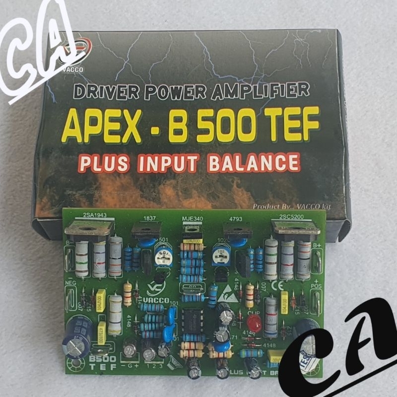 Jual KIT DRIVER POWER AMPLIFIER APEX B 500 TEF PLUS INPUT BALAMCE | Shopee Indonesia