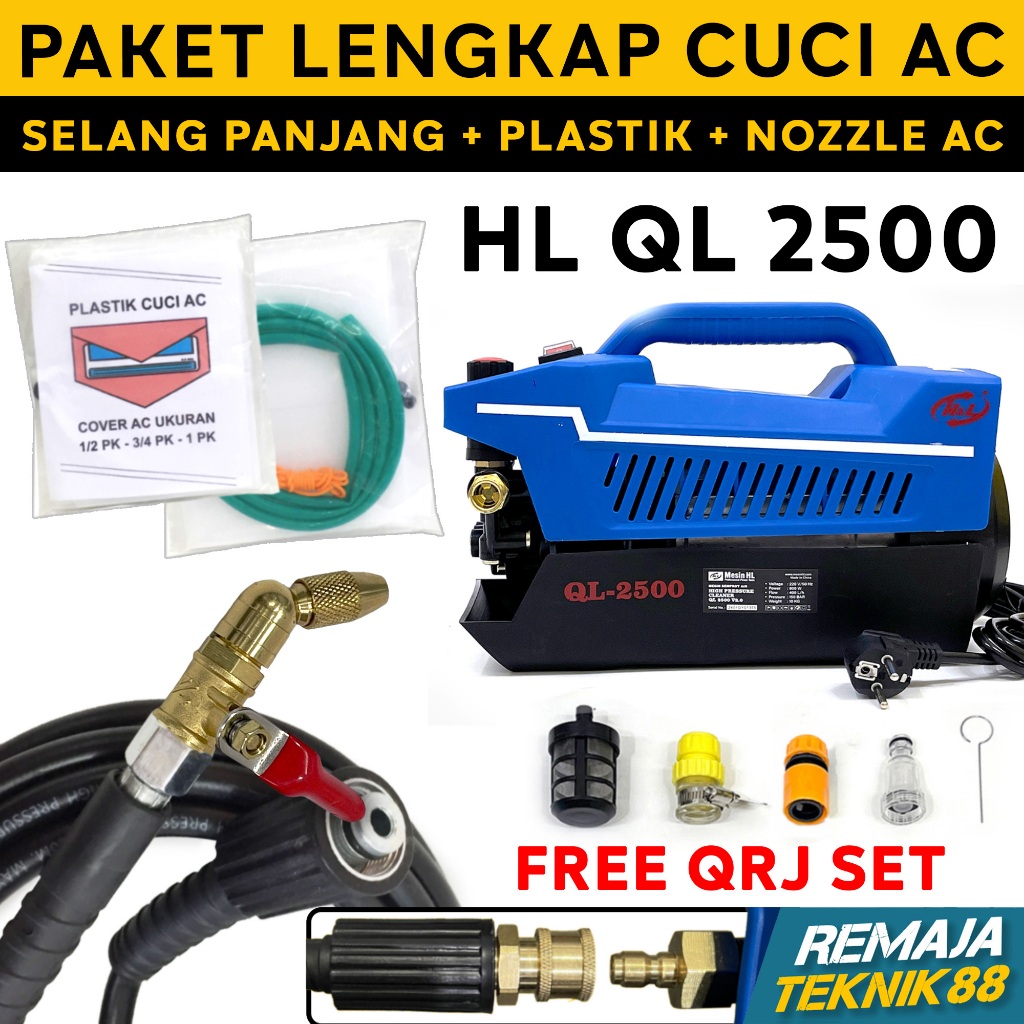 Jual PAKET CUCI AC HL QL 2500 - ALAT CUCI AC JET CLEANER H&L QL 2500 ...