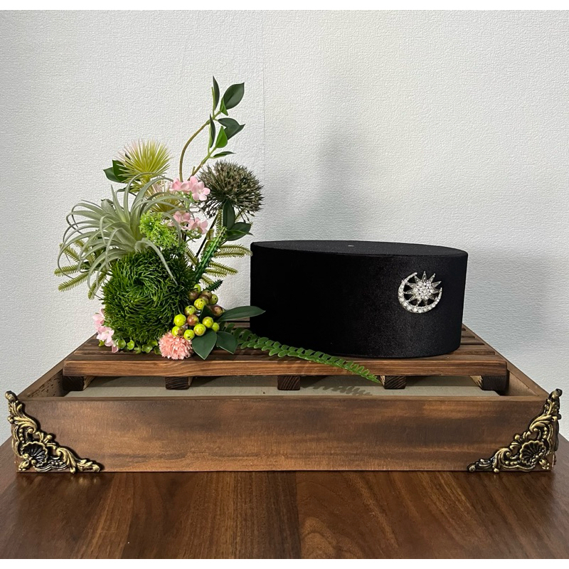 Jual PECI HITAM AKAD NIKAH MELAYU MUSLIM PRIA PIN BULAN BINTANG NEW ...