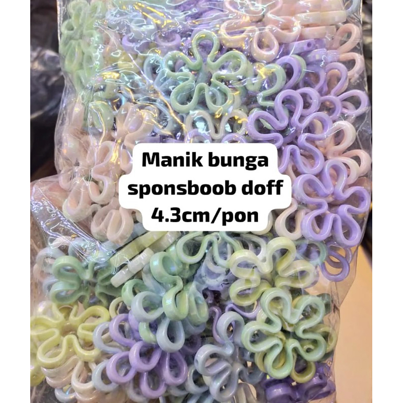 Jual Manik Bunga Spongebob Doff 4.3cm/Pon | Shopee Indonesia