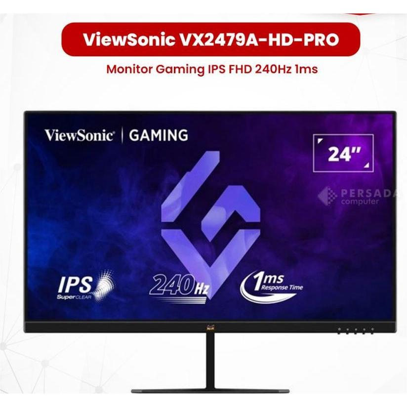 Jual Monitor Gaming ViewSonic VX2479A-HD-PRO IPS FHD 240Hz 1ms | Shopee ...