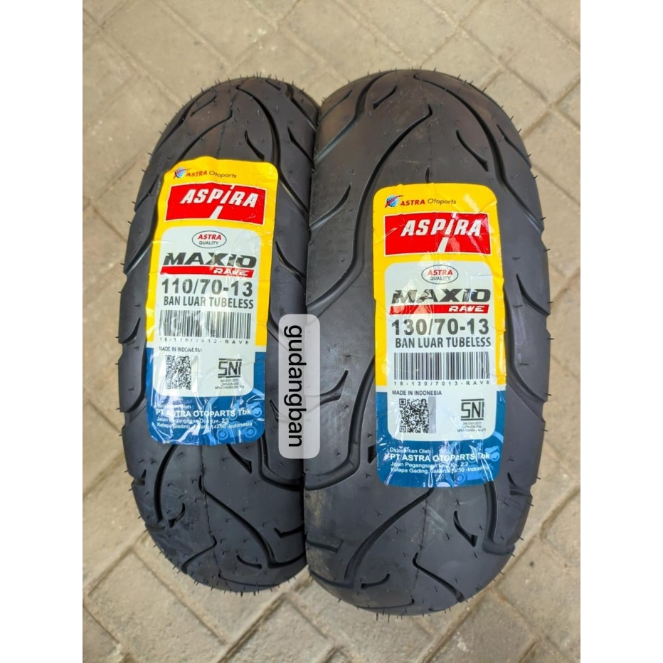 Jual (CEK VARIAN !!!) RAVE - ASPIRA MAXIO ban Tubeless NMAX 110 atau ...