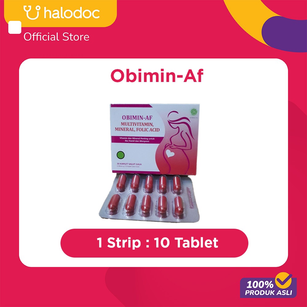 Jual Obimin-Af 10 Tablet | Shopee Indonesia