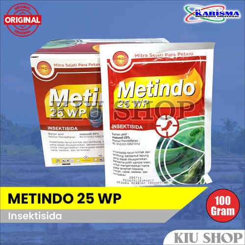 Jual Insektisida Metindo MERAH 25 WP - 100 Gram | Shopee Indonesia