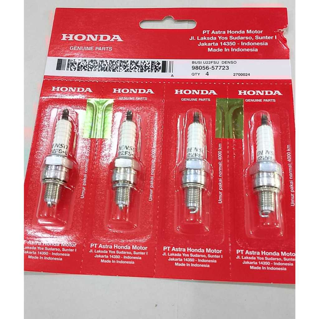 Jual BUSI DENSO U22 ORISINIL AHM HONDA ORI BUSI AHM GRAND SUPRA ...
