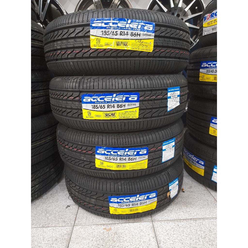 Jual BAN MOBIL BARU 185 65 R14 ACCELERA ECO PLUSH HARGA SATUAN GRATIS ...