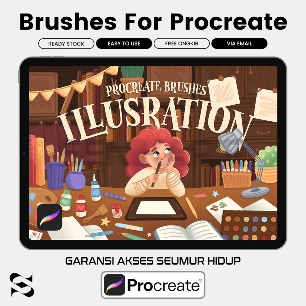 Jual Procreate Brushes - Illustration Brushes For Procreate | Shopee ...