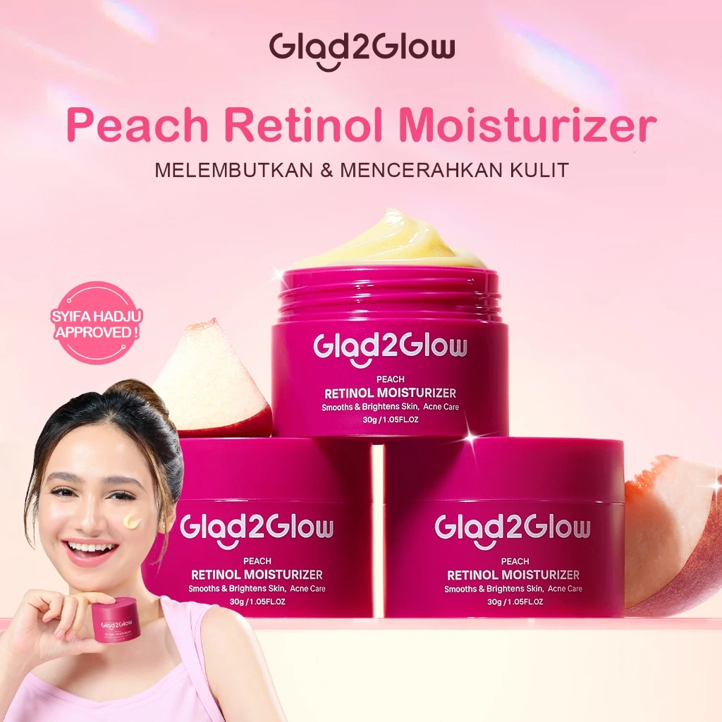 Jual G2G GLAD2GLOW PEACH RETINOL MOISTURIZER skin barrier ( Memudarkan ...