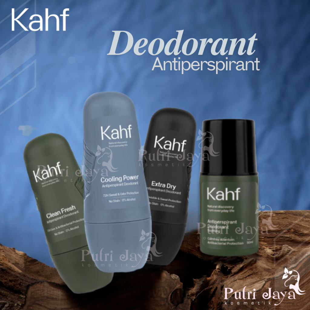 Jual KAHF Deodorant Antiperspirant | DEO Roll On Cowok Pria II 45ML | Shopee Indonesia