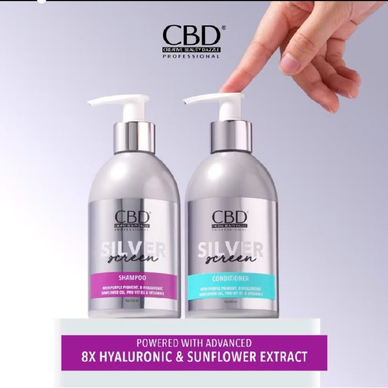 Jual CBD Silver Sunscreen Shampoo + Conditioner 250 Ml | Shopee Indonesia