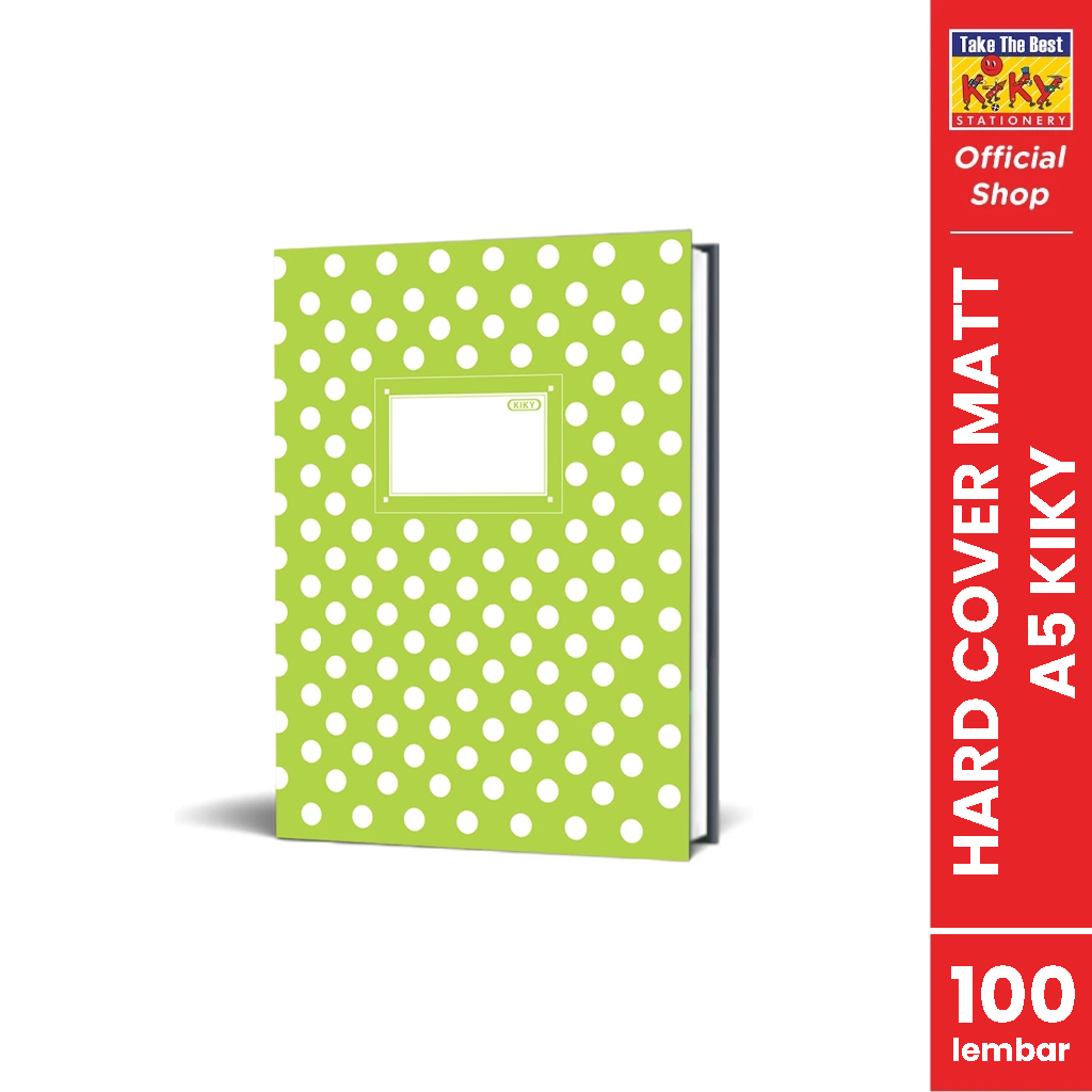 Jual KIKY Buku Hard Cover A5 Laminasi Matt 100 Lembar | Shopee Indonesia