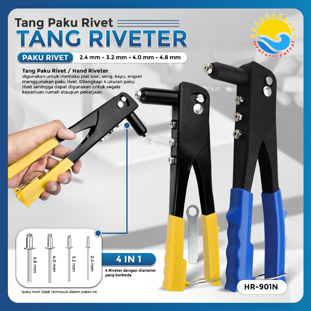 Jual Tang Ripet Rivet Hand Revet Tang Rivet Alumunium Tembakan Gun ...