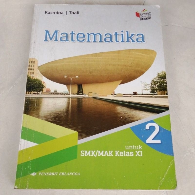 Jual Matematika 2 Untuk SMK/MAK Kelas 11/XI K-13 - Erlangga | Shopee ...