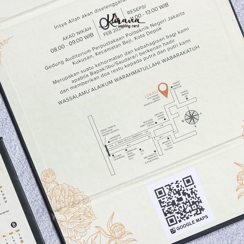 Jual Undangan Hard Cover Lipat 3 | Undangan Pernikahan Custom ...