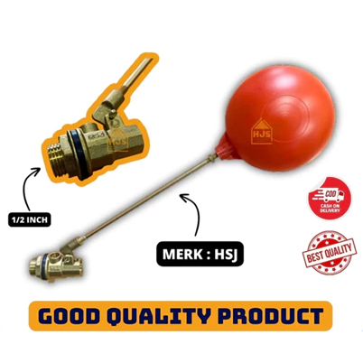 Jual HSJ Pelampung Kuningan 1/2 Inch & 3/4 Inch Bola / Pelampung Toren ...