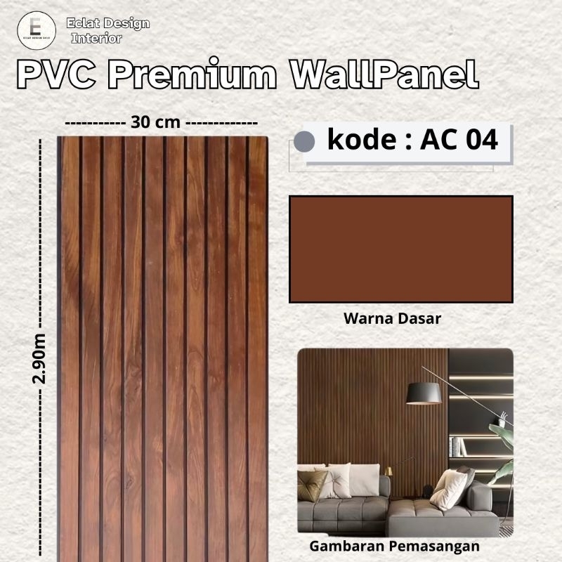 Jual PVC Premium Wall Panel | Harga Per 1pcs | PVC Dinding | PVC ...