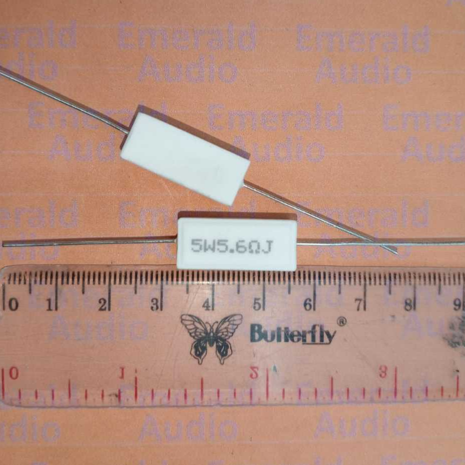 Jual RESISTOR 5,6 OHM 5 WATT 5 % KAPUR/SEMEN/KERAMIK | Shopee Indonesia