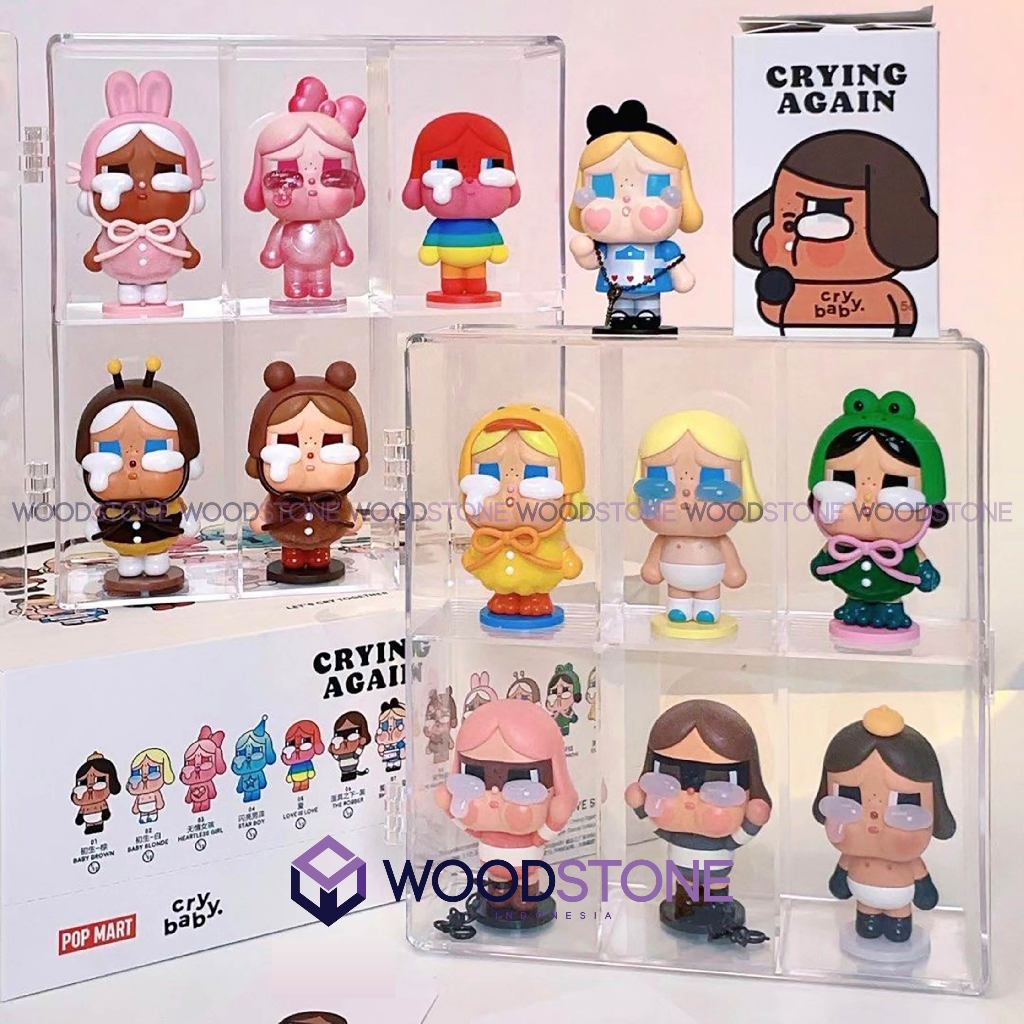 Jual Box Display Figure Crybaby Crying Again Akrilik - Kotak Storage ...