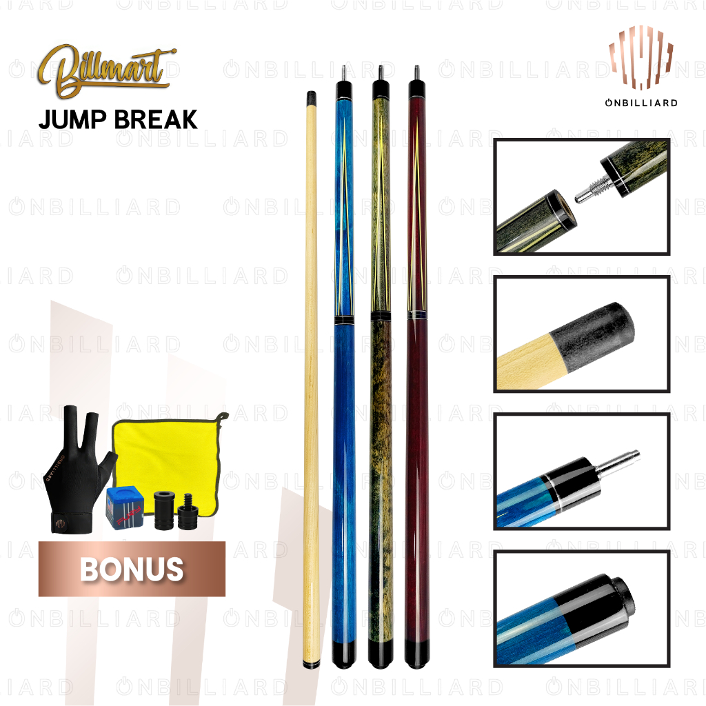 Jual Billmart Jump Break Cue Stick Billiard JumpBreak Billiard Billyar | Shopee Indonesia