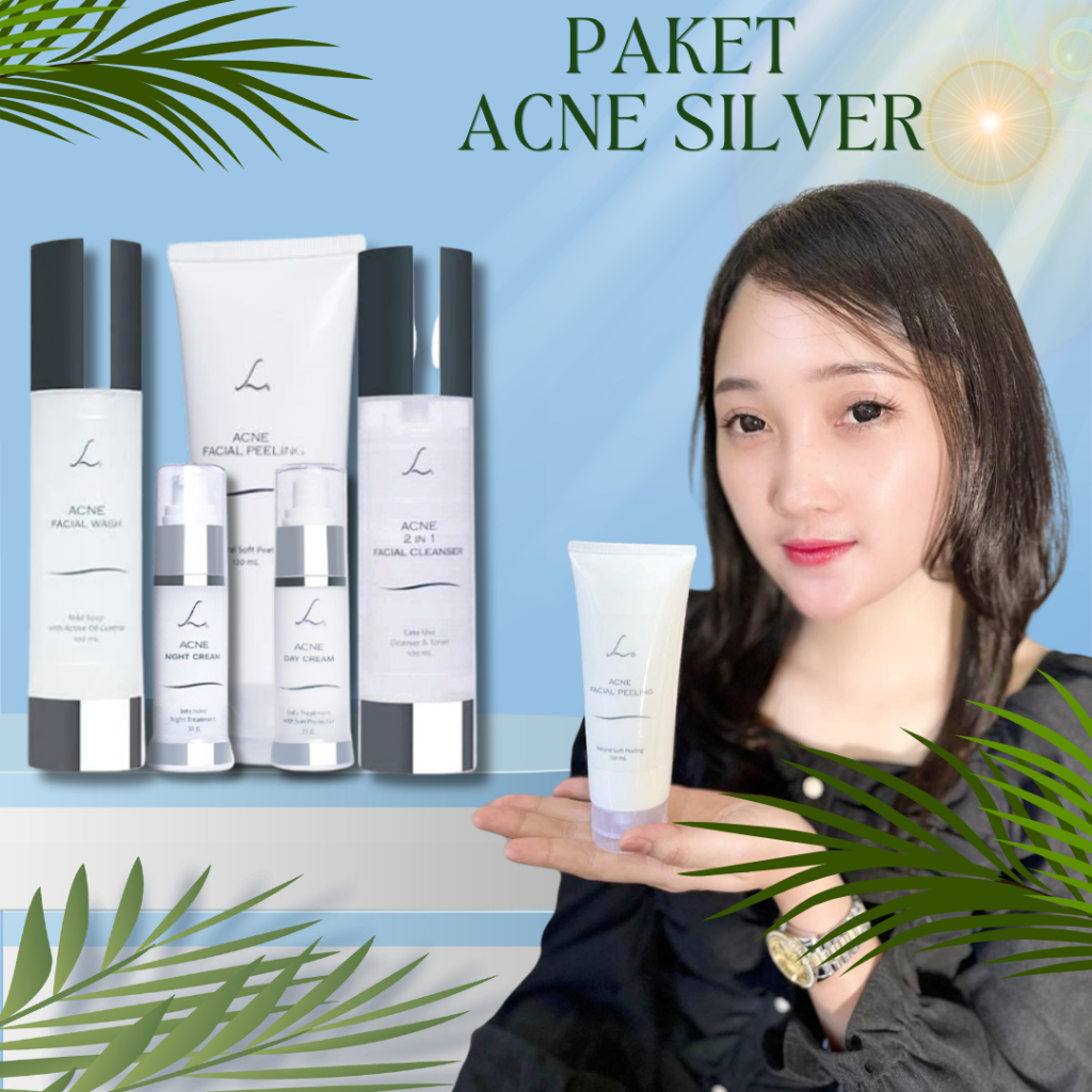 Jual PAKET ACNE SILVER SERIES LARISSA | Shopee Indonesia