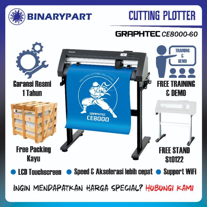 Jual Mesin Cutting Sticker Jepang Auto Contour 60cm GRAPHTEC CE8000-60 ...